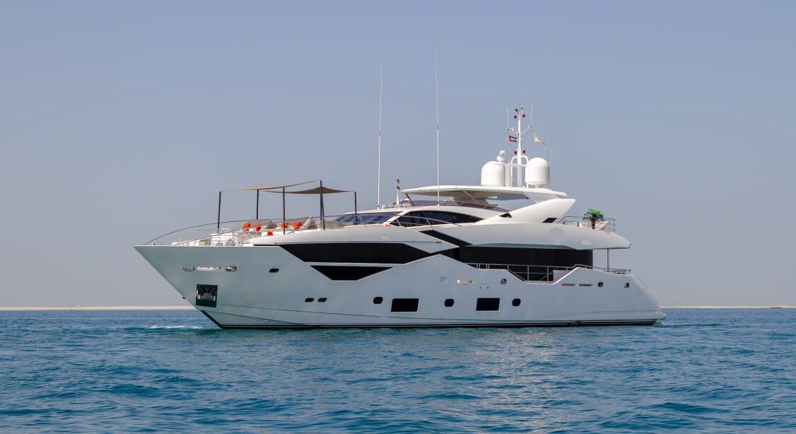 Sunseeker 115 ft luxury yacht rent in Dubai - Gold's Yacht